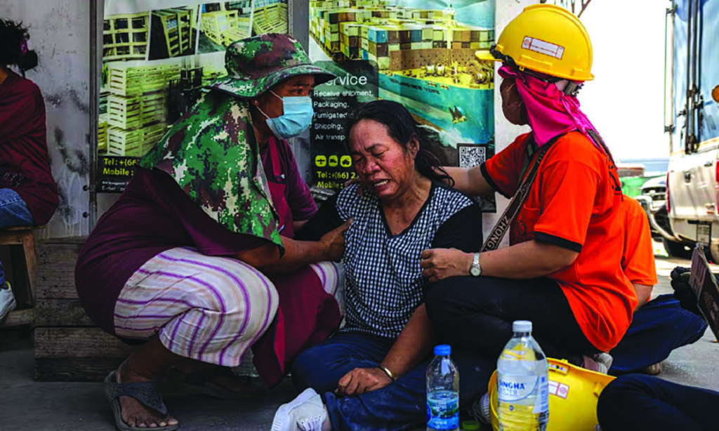 THAI WOMAN GIVES BIRTH TO BABY GIRL AMID CHAOS OF EARTHQUAKE - herald