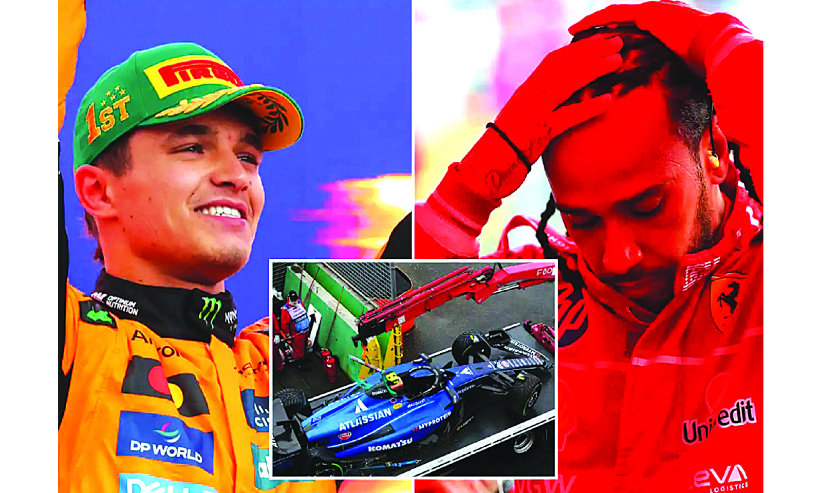 HAMILTON’S FERRARI DEBUT FALLS FLAT - herald