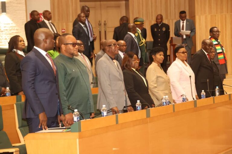 President Mnangagwa presides over the 33rd Junior Parliament opening ...