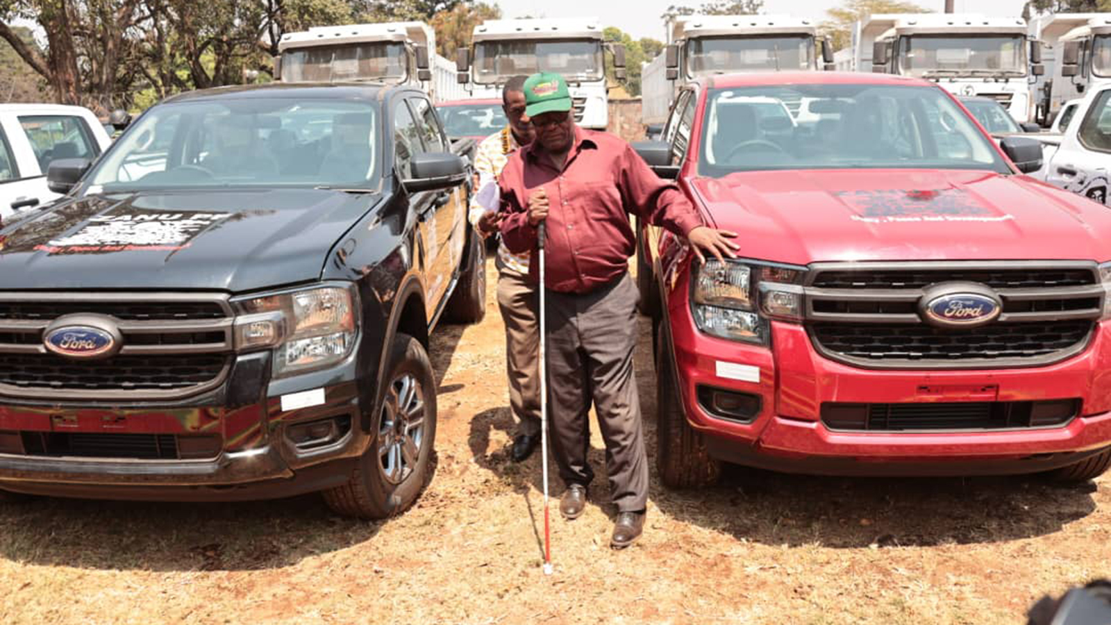 President Mnangagwa distributes first batch of 30 vehicles earmarked ...