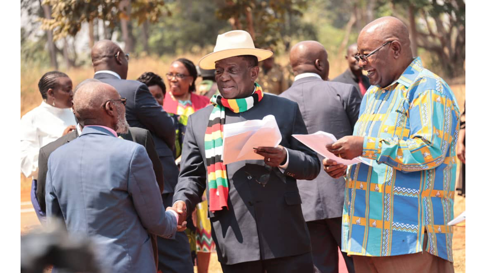 President Mnangagwa distributes first batch of 30 vehicles earmarked ...
