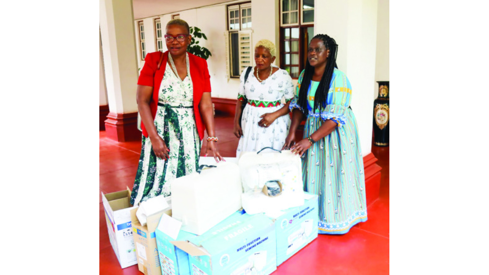 Zanu PF UK women donate sewing machines to First Lady - herald