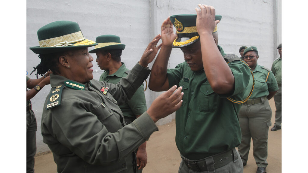 President promotes 419 prison officers - herald