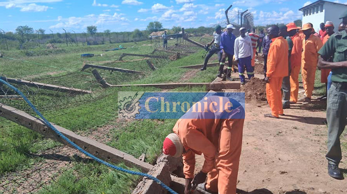 Storm ravages Khami Prison Complex: Multiple buildings, perimeter fence ...