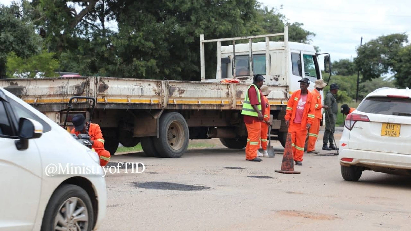 Pothole patching underway along Seke Road, reconstruction set for ...
