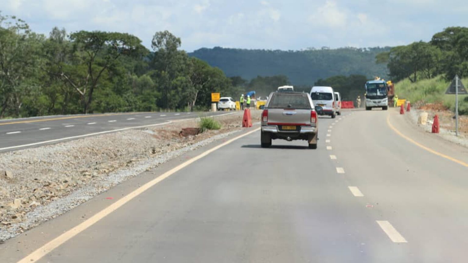 4.9 km section of Harare-Mazowe dual carriageway opens to traffic ...
