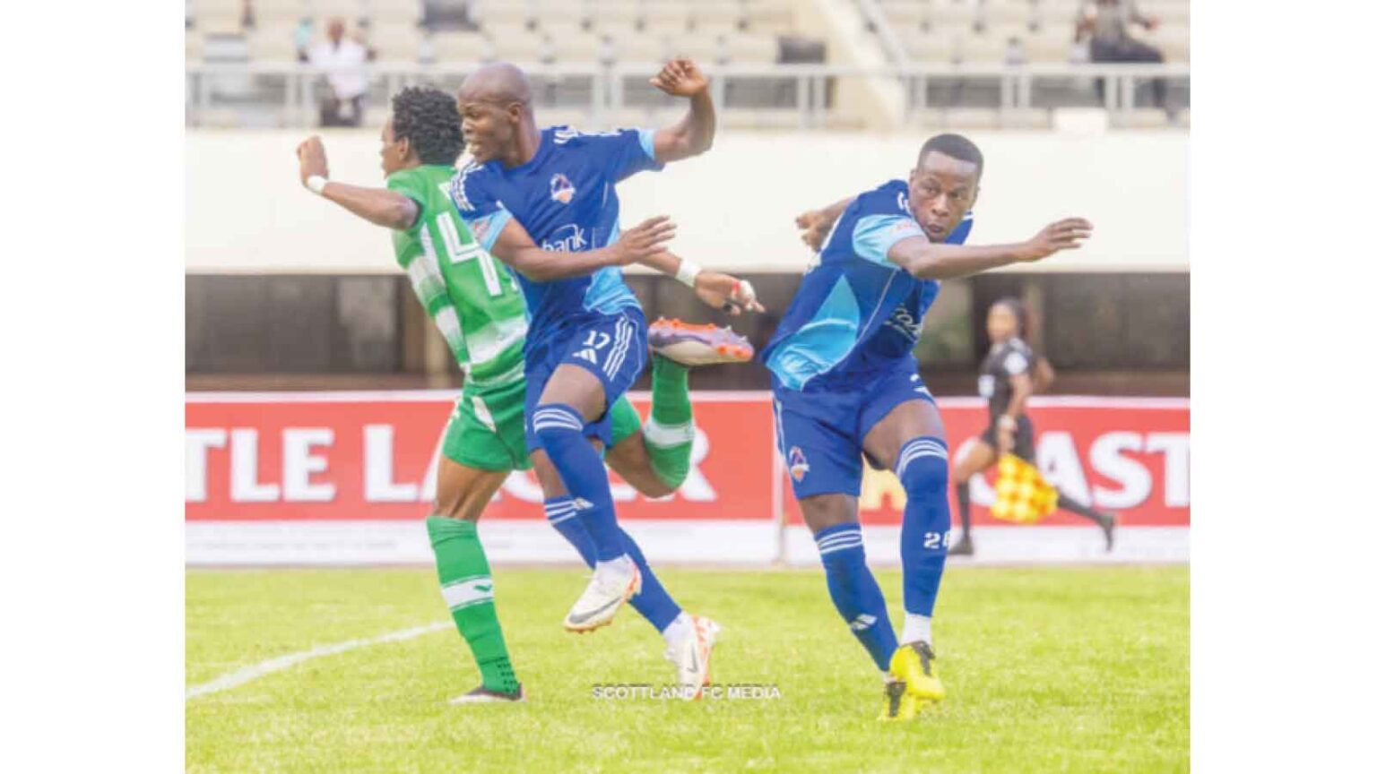 PUZZLING: CAPS DROP TO FOURTH . . . champions Scottland make strong ...