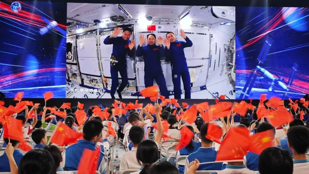 China Space Station: China delivers first live science class from ...