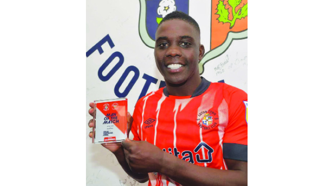 Nakamba on a roll: MOTM performance follows POTM award - herald